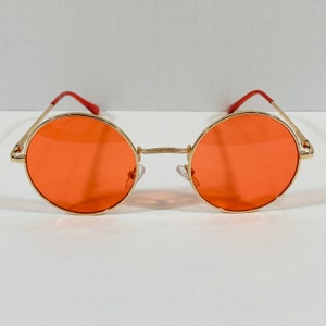 Colored Circle Lens Sunglasses - Etsy