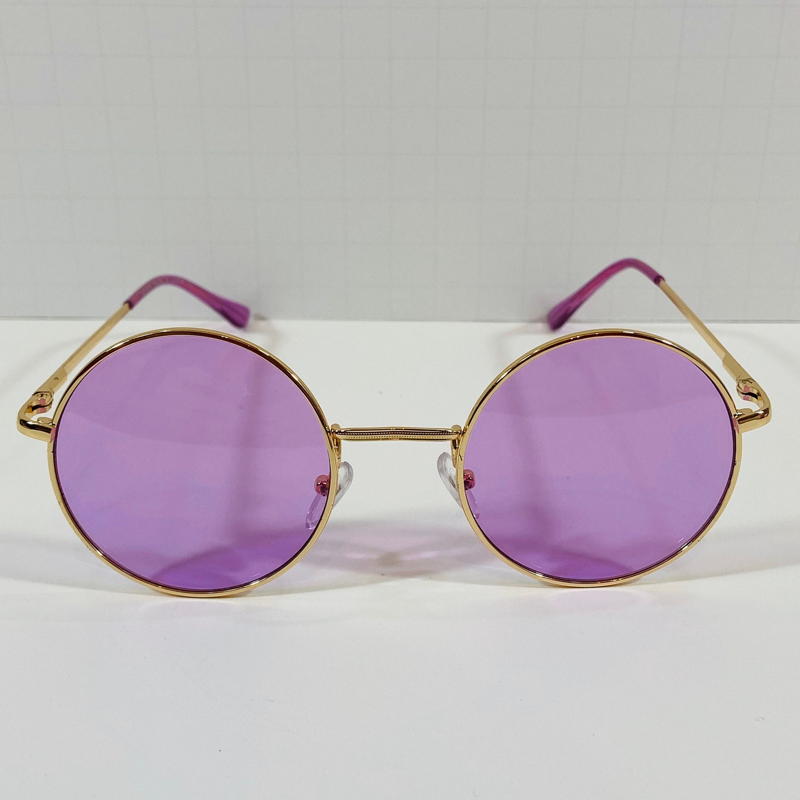 Colored Circle Lens Sunglasses - Etsy