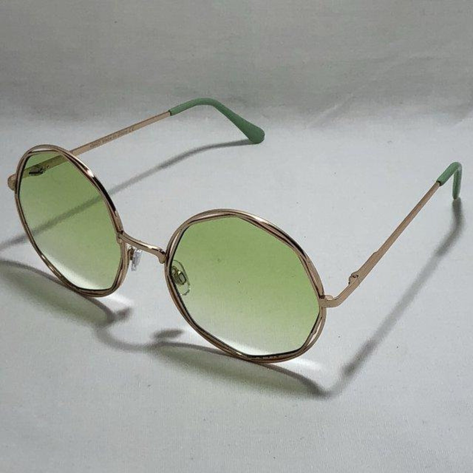 Color Lens Octagon Sunglasses | Etsy