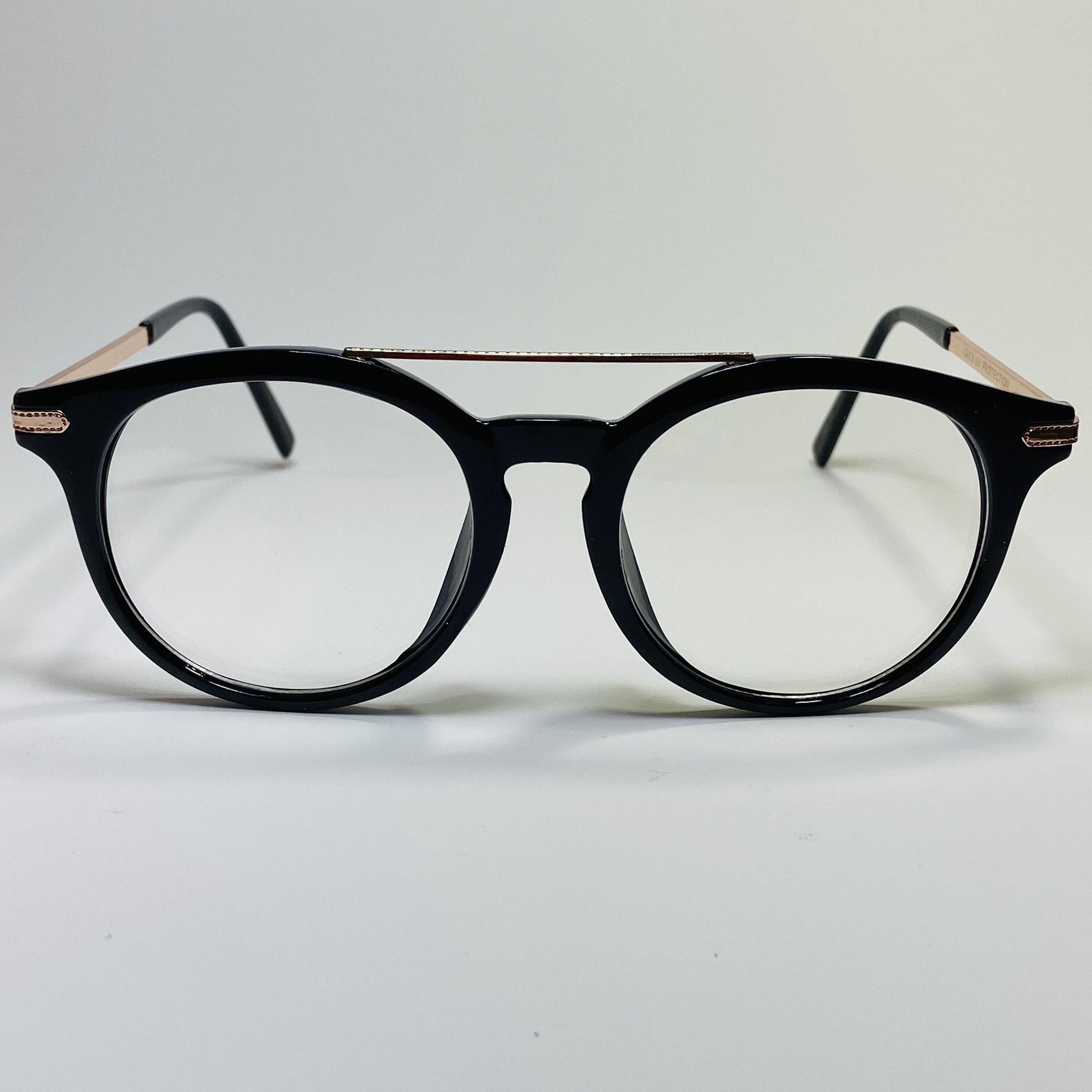 Clear Lens Round Nerd Fashion Glasses - Etsy