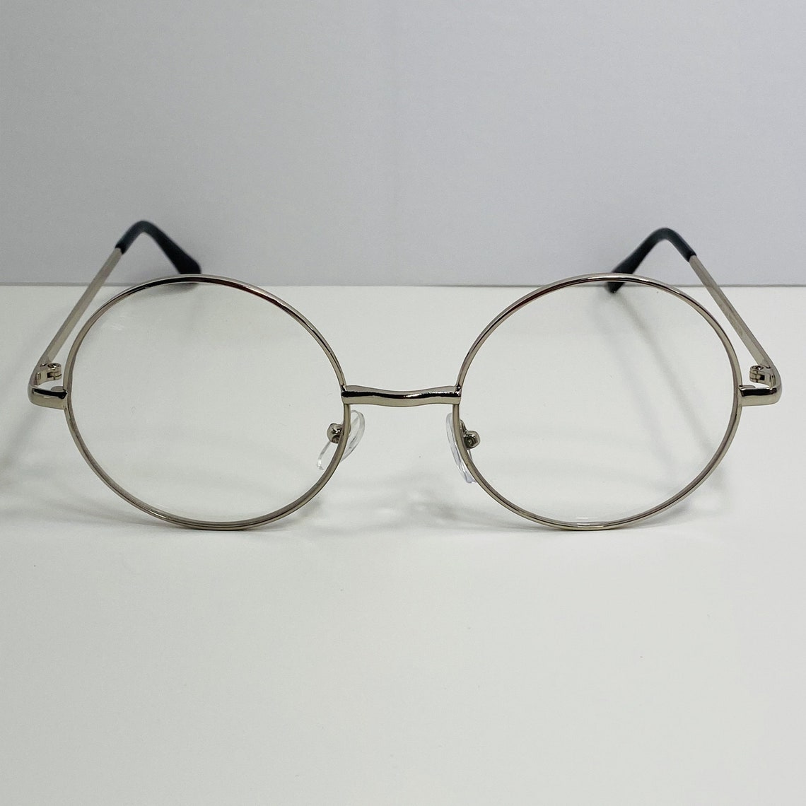 Clear Lens Circle Glasses Etsy
