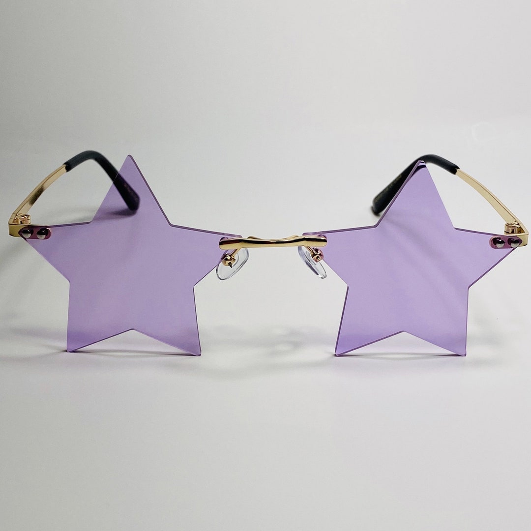 Star Shaped Sunglasses - Etsy