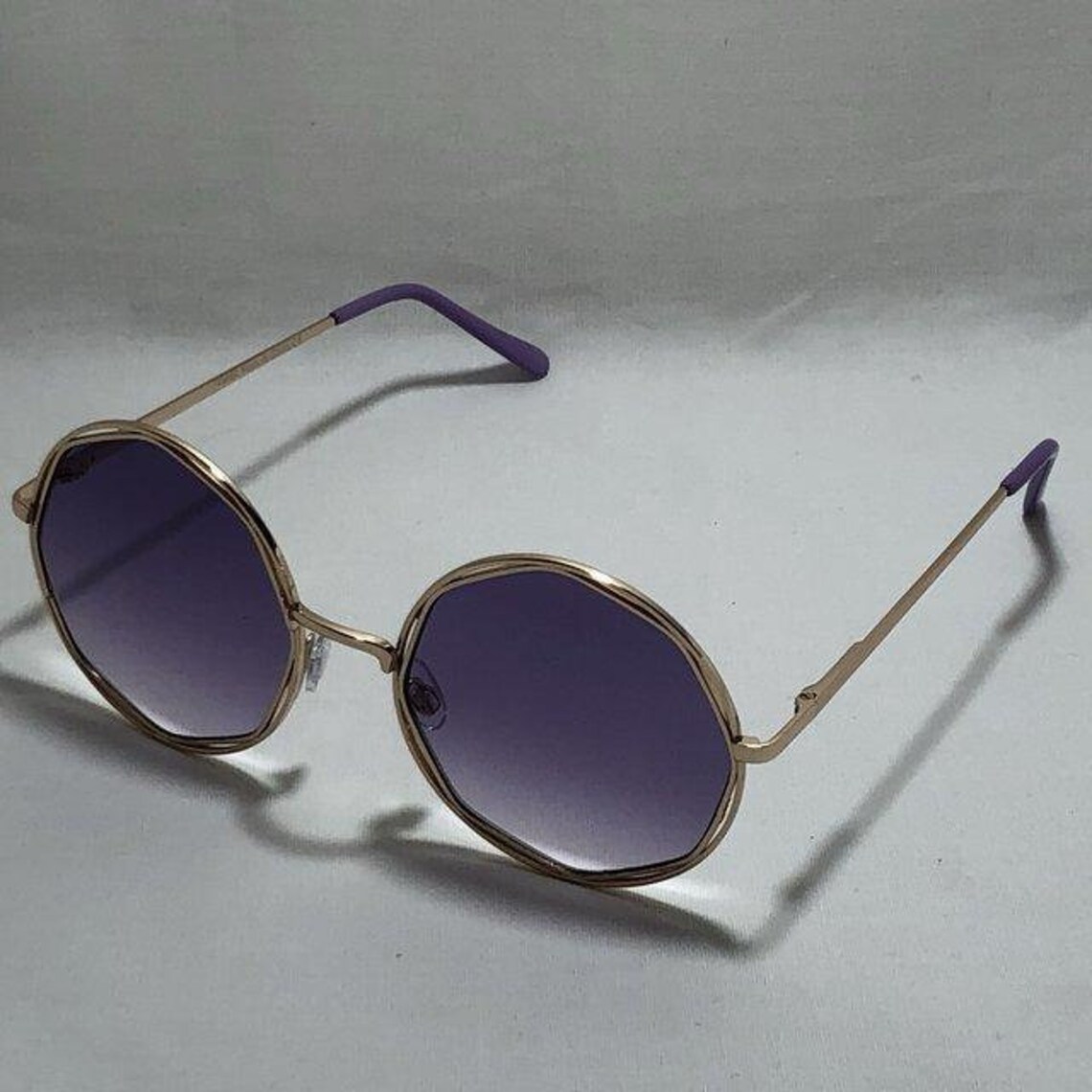 Color Lens Octagon Sunglasses | Etsy