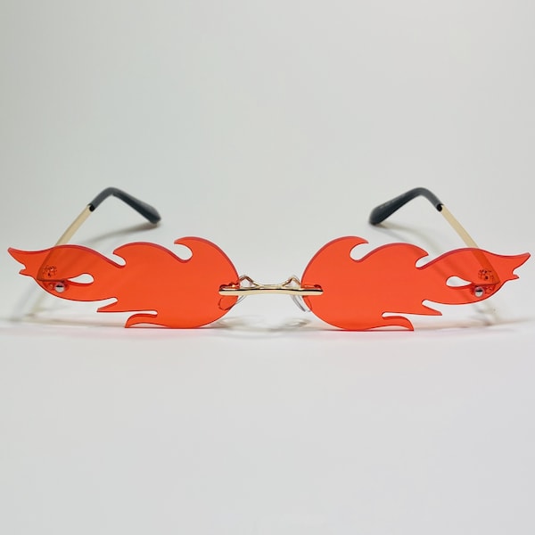 Flame Sunglasses - Etsy