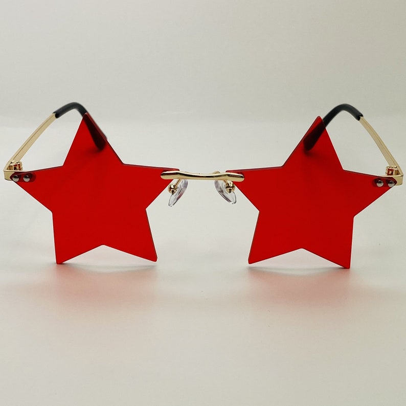 Star Shaped Sunglasses - Etsy