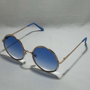 Color Lens Octagon Sunglasses | Etsy