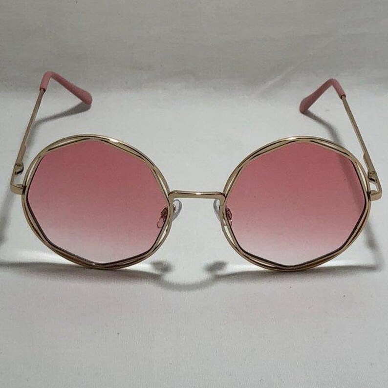 Color Lens Octagon Sunglasses | Etsy