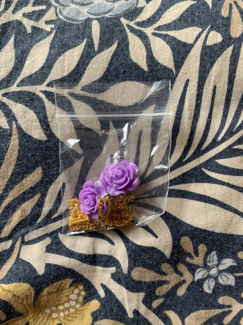 Collar Clips Flower Tipped Collar Chain | Etsy