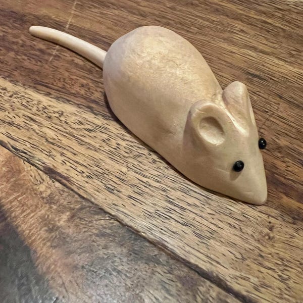 Wooden Mouse - Etsy UK