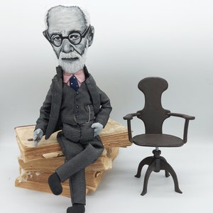 Sigmund Freud Doll Chair Physical Therapist Gift Psychology Office ...