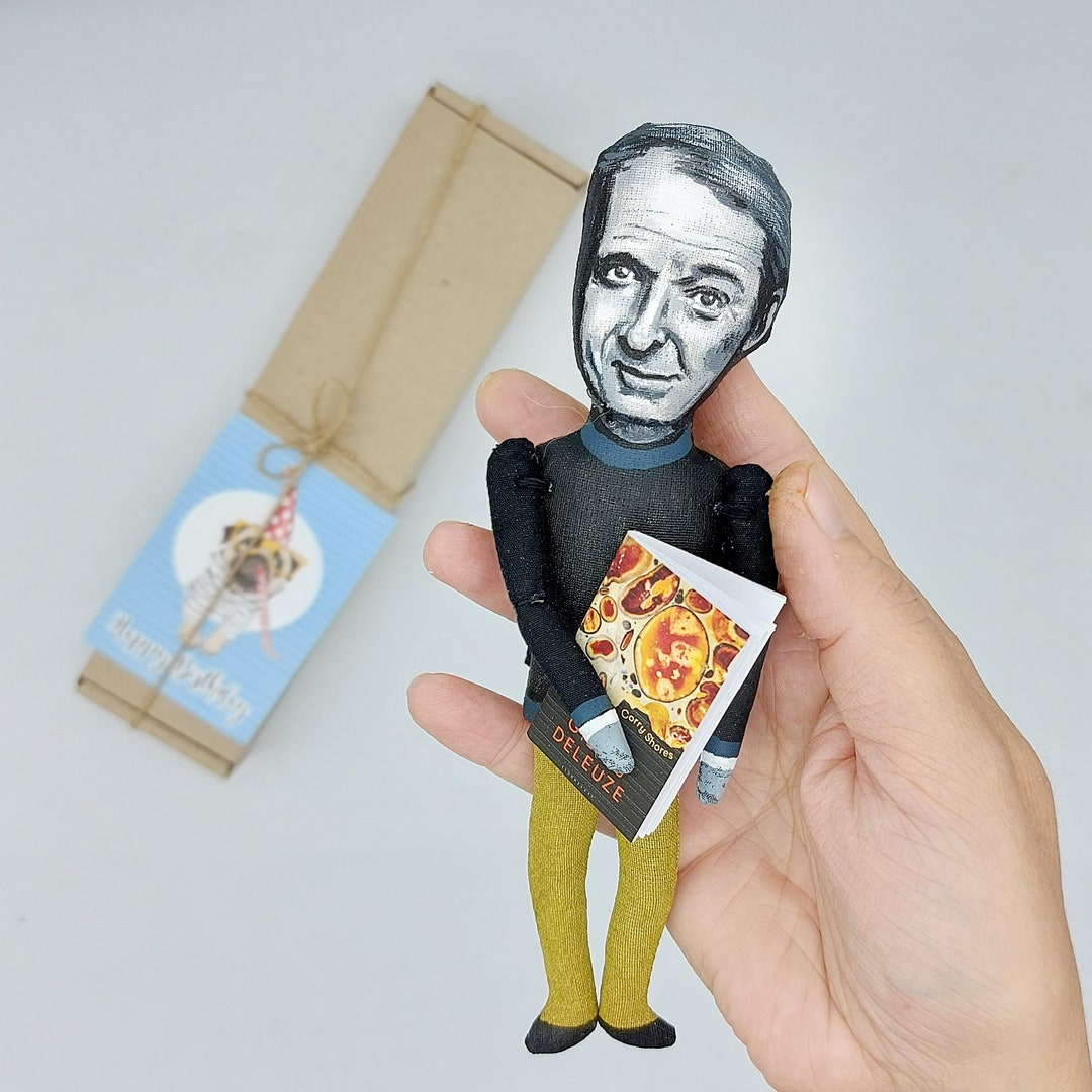 Gilles Deleuze – Handmade Philosopher Figurine | Continental Philosophy ...