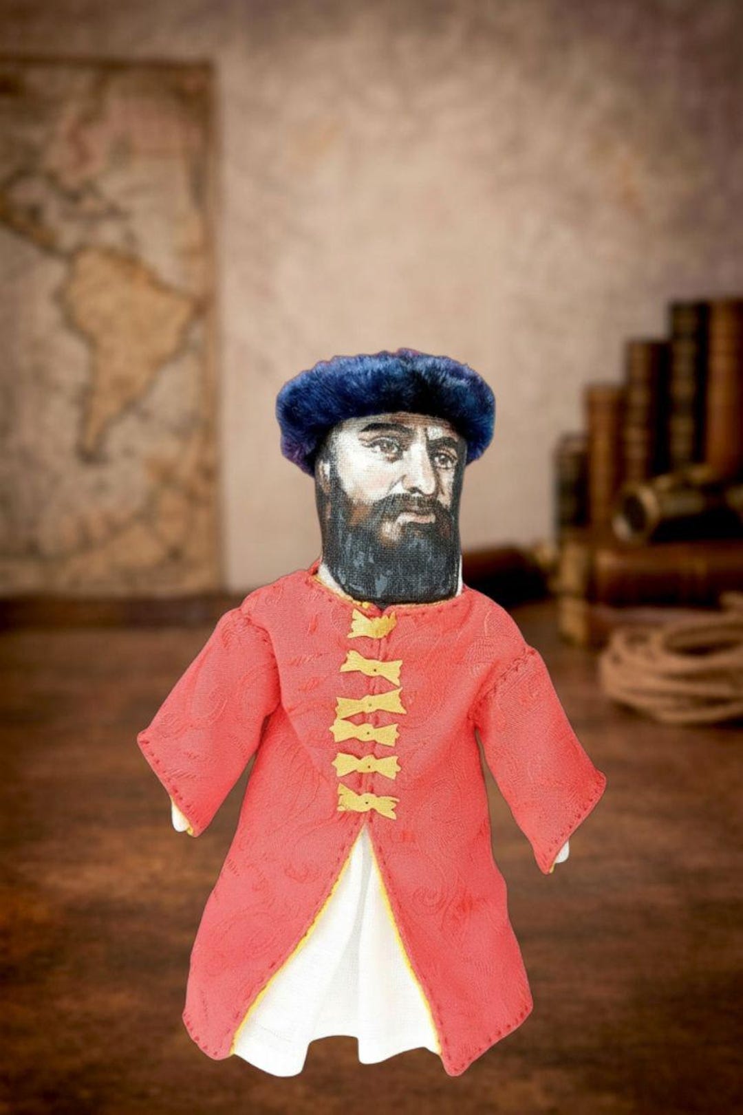 Marco Polo Collectible Doll, Miniature Book, Travel Writer Gift - Etsy