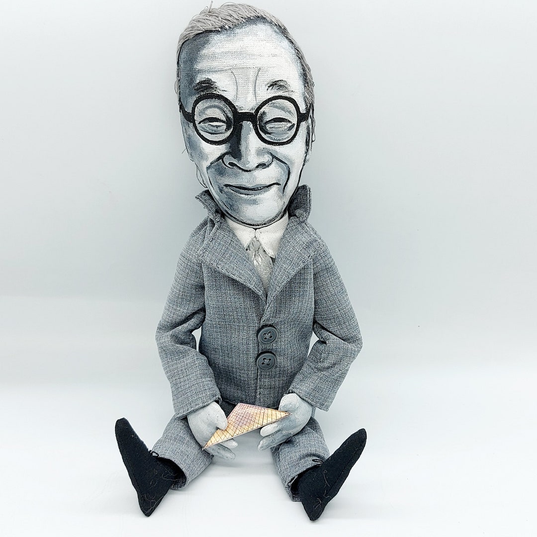 Ieoh Ming Pei Doll, Famous Architect Architect Desk Decor Gift ...
