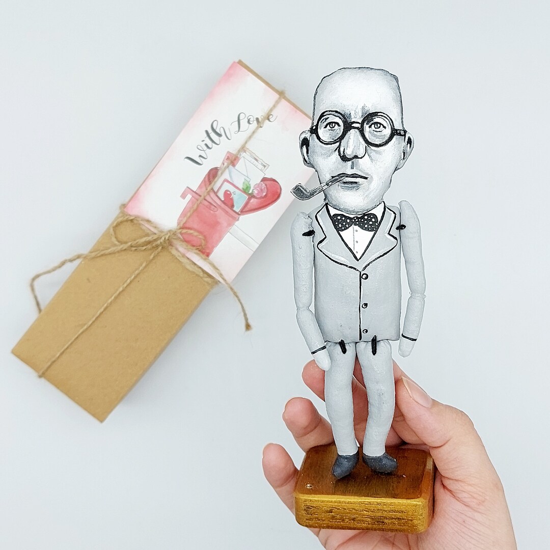 Le Corbusier Figurine + Quote - Architect, Designer, Painter, Urban ...