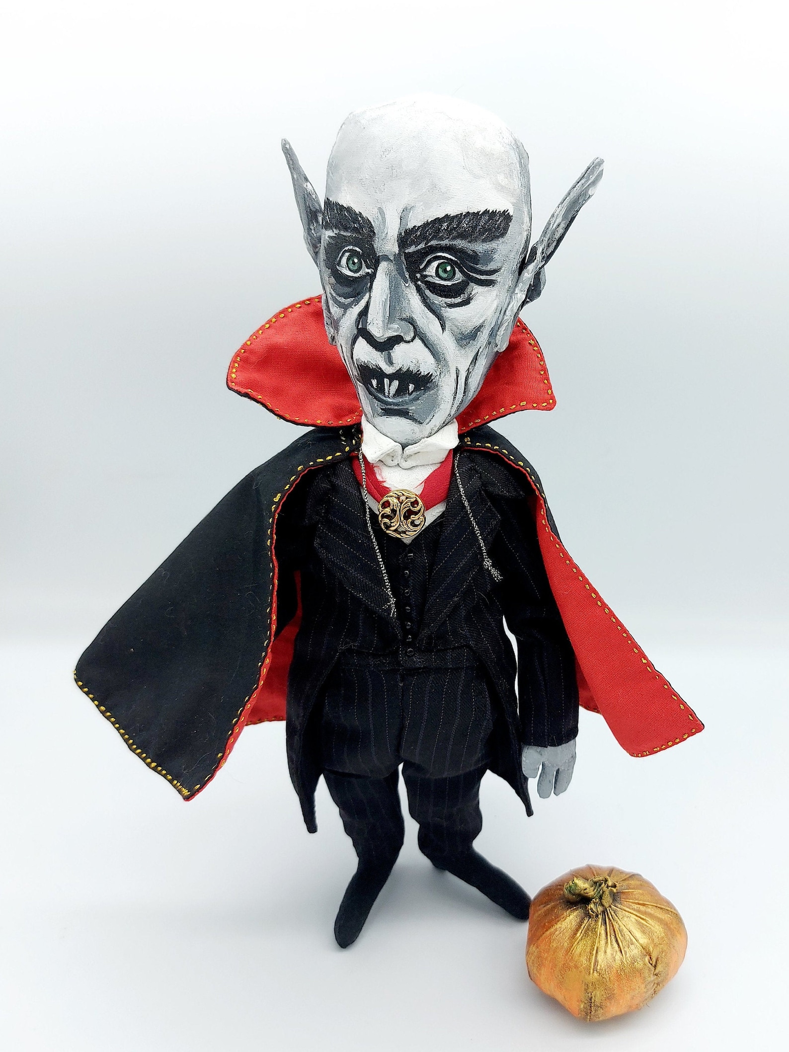 Vampire Doll Handmade Scary Halloween Decoration MADE TO - Etsy