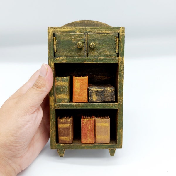 Miniature Bookcase - Etsy