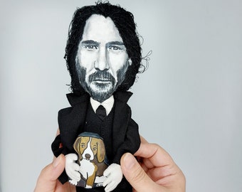 Keanu Reeves Figurine - Etsy