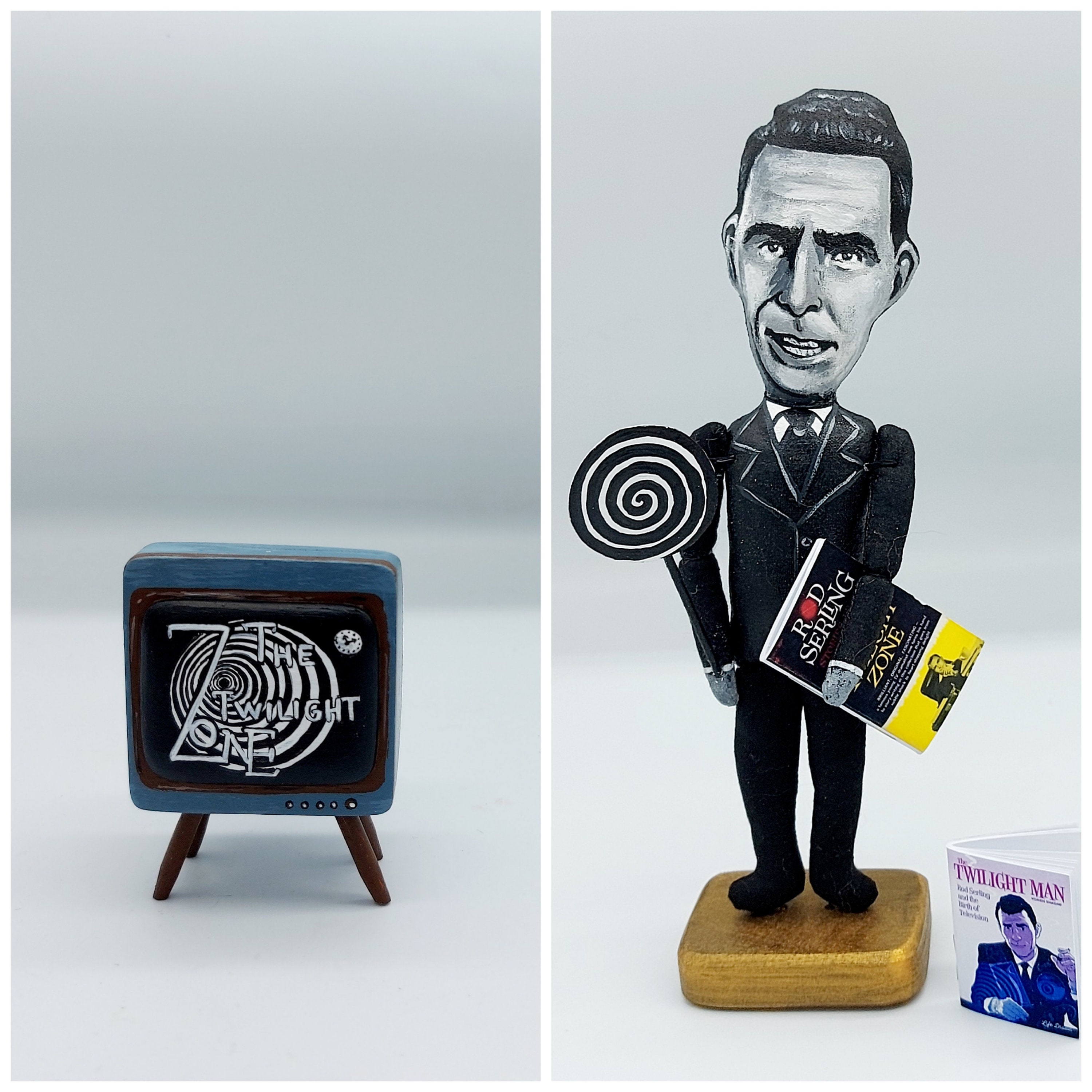 Collectible doll producer Rod Serling action figure fans gift Sci Fi ...