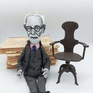 Sigmund Freud Doll Chair Physical Therapist Gift Psychology Office ...