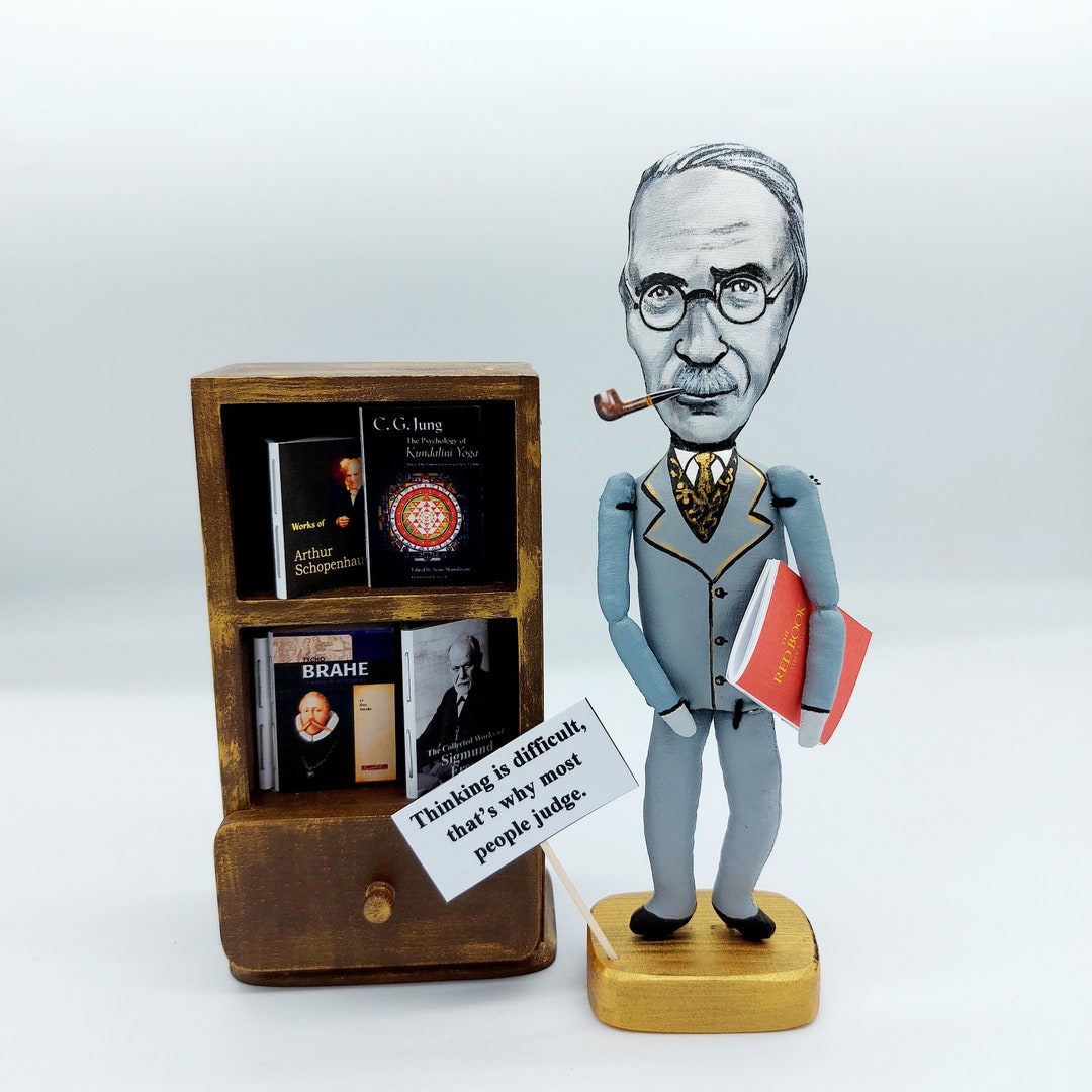 Carl Jung Figure Psychiatrist Scientist Physical Therapist T Psychology Office Decor Etsy
