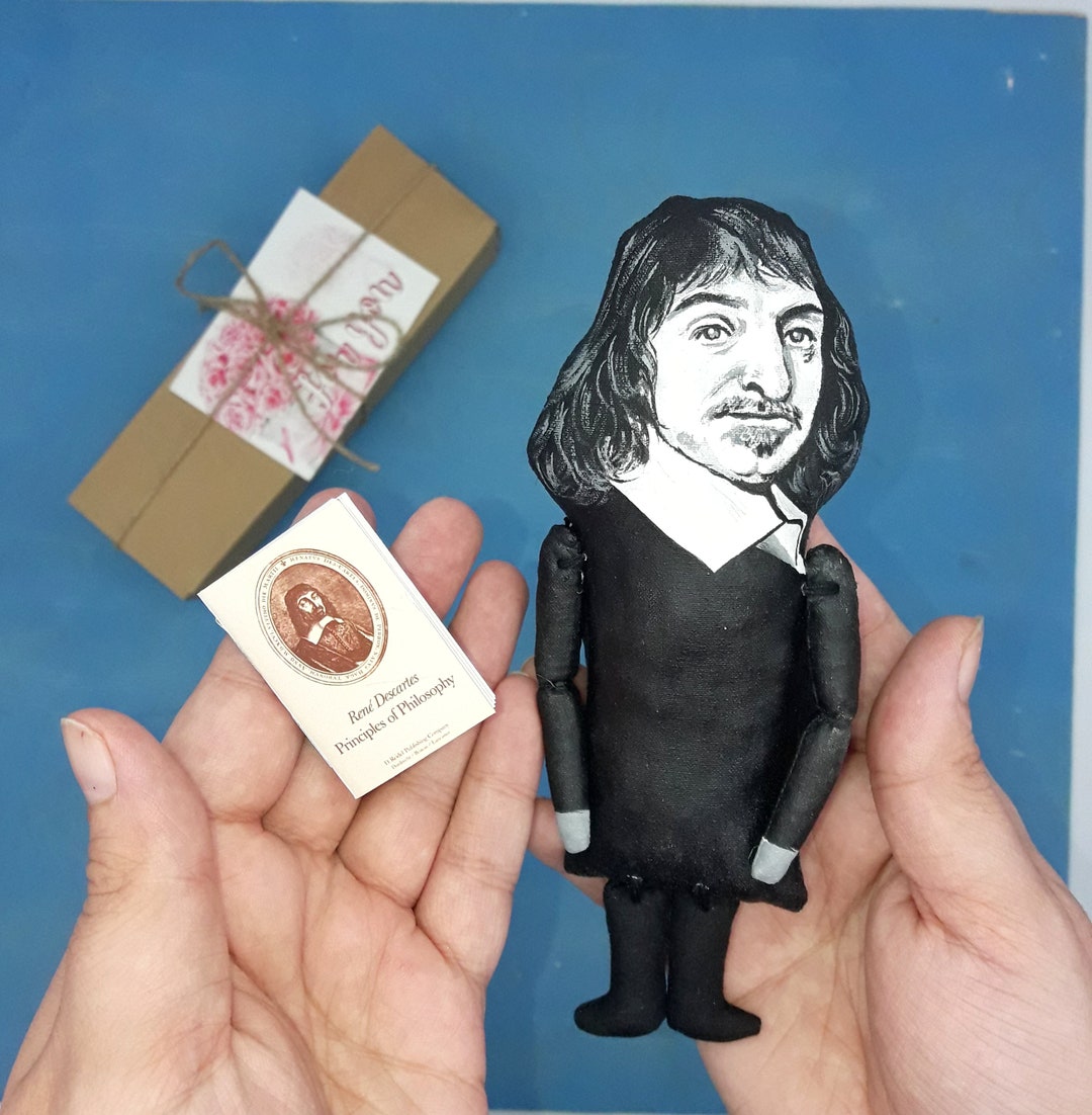 René Descartes – Handmade Philosopher, Mathematician Figurine ...
