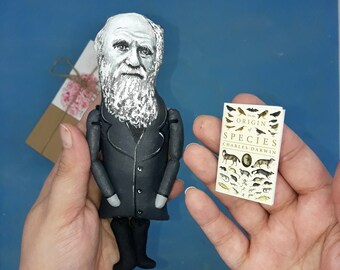 Charles Darwin Doll - Etsy