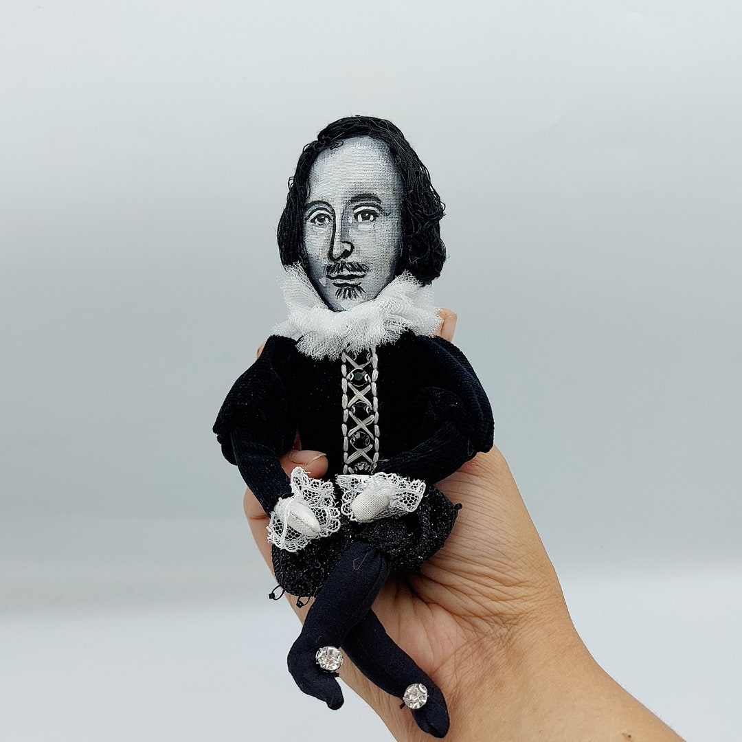 William Shakespeare wire doll, English playwright, poet English teacher ...