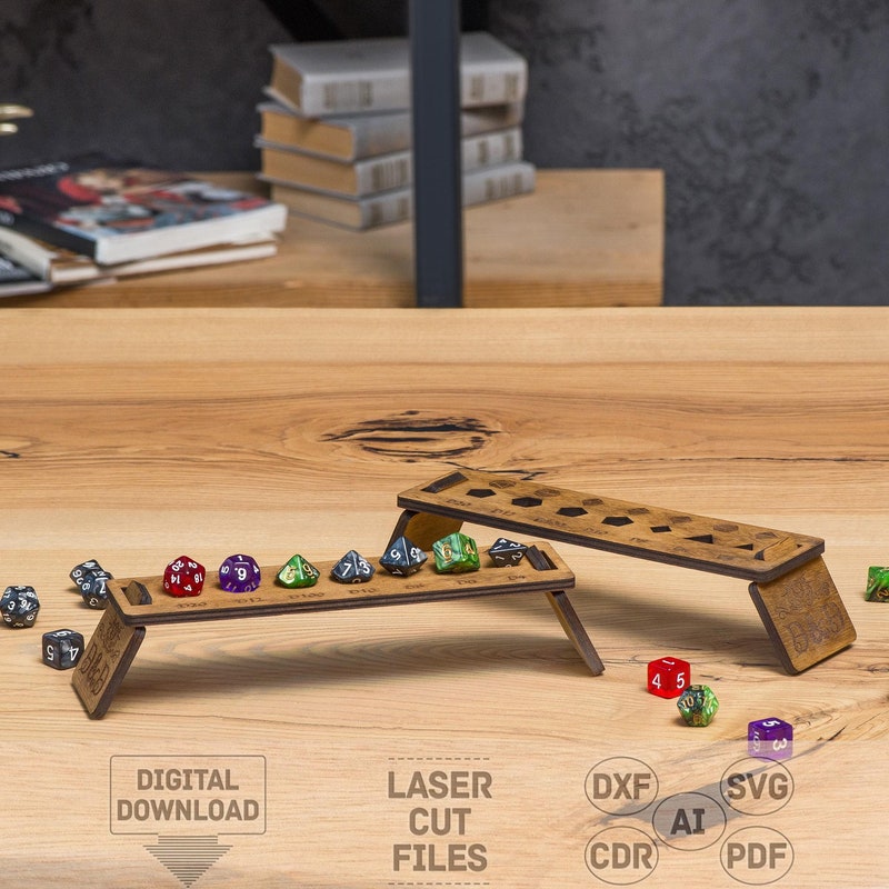 Wall Display Dnd Dice - Etsy