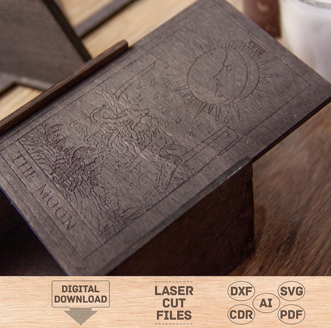 Tarot Box Svg, Tarot Box Pdf, Tarot Box Dxf, Tarot Box Storage Svg ...