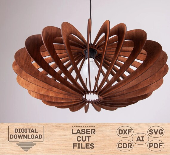 Shade Lamp Dxf Shade Lamp Svg Shade Lamp Pdf Lamp Shade - Etsy