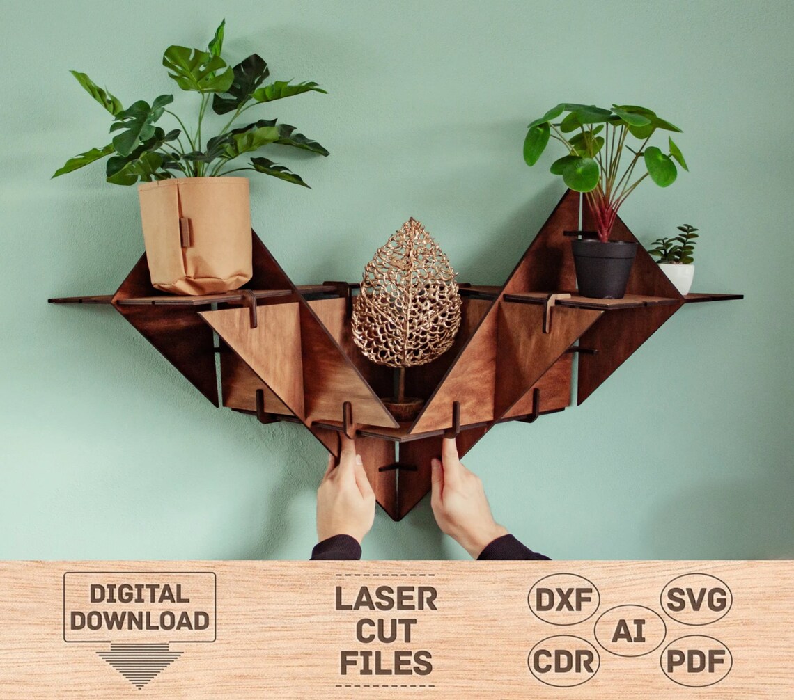 Plant Shelf Svg, Plant Shelf Pdf, Plant Shelf Dxf, Plant Rack Svg ...