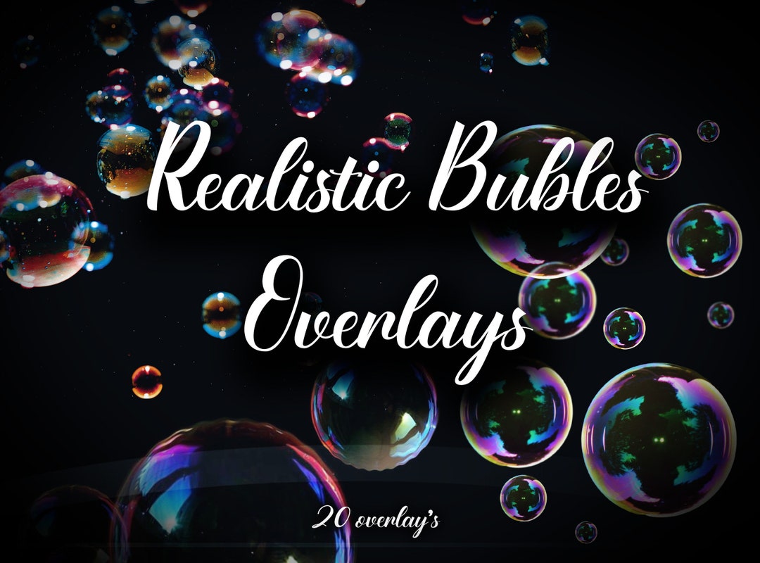 20 Bubble Overlays,bubble Overlay Photoshop,photoshop Overlays ...