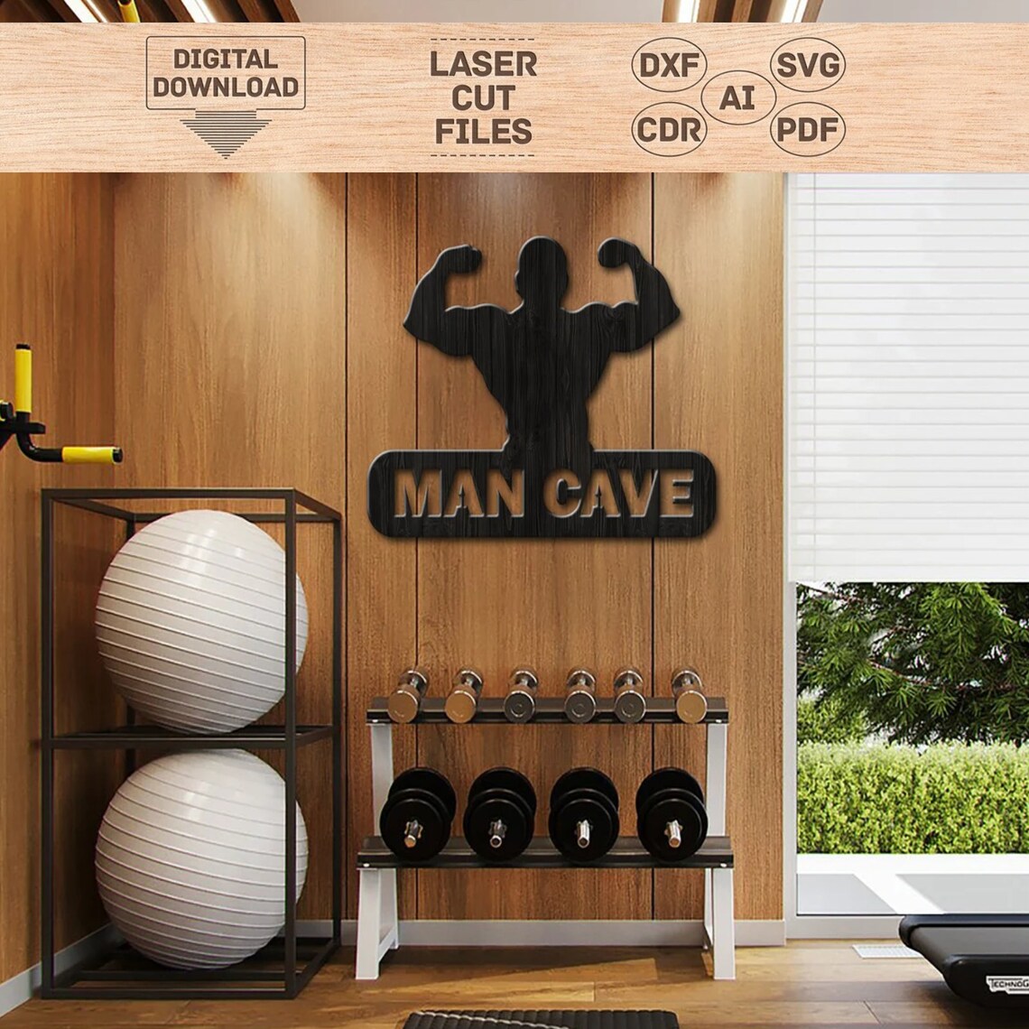 Home Gym Svg, Home Gym Pdf, Home Gym Dxf, Home Gym Ai, Home Gym Cdr ...