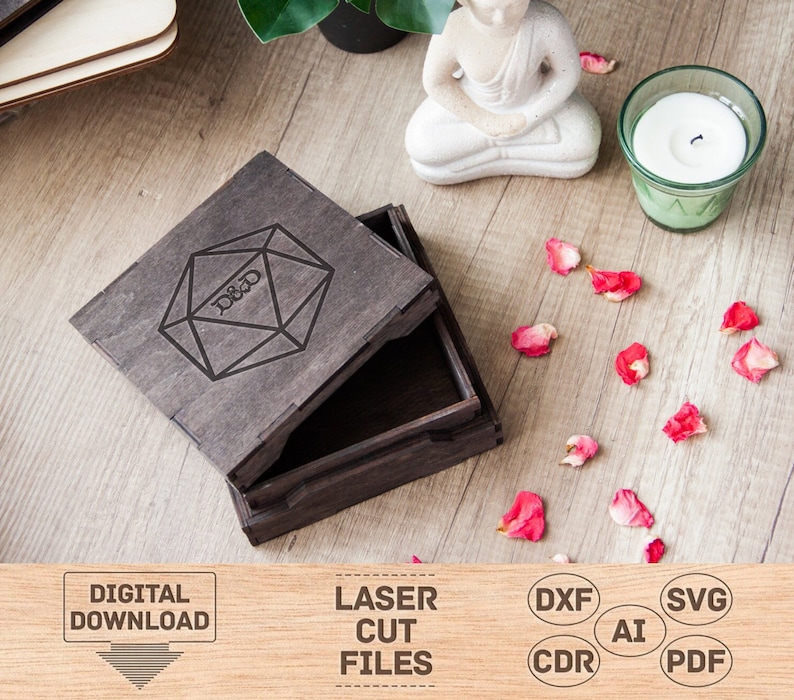 Dice Box Svg Dice Box Pdf Dice Box Dxf Dice Box Cdr Dice - Etsy