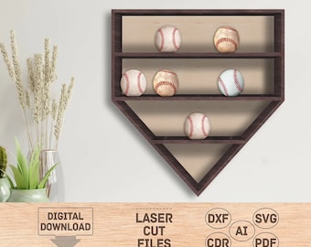 Baseball Display Dxf - Etsy