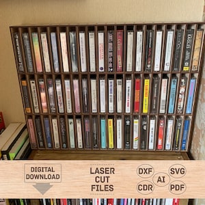 Record Storage Svg, Record Storage Pdf, Record Storage Dxf, Vinyl ...