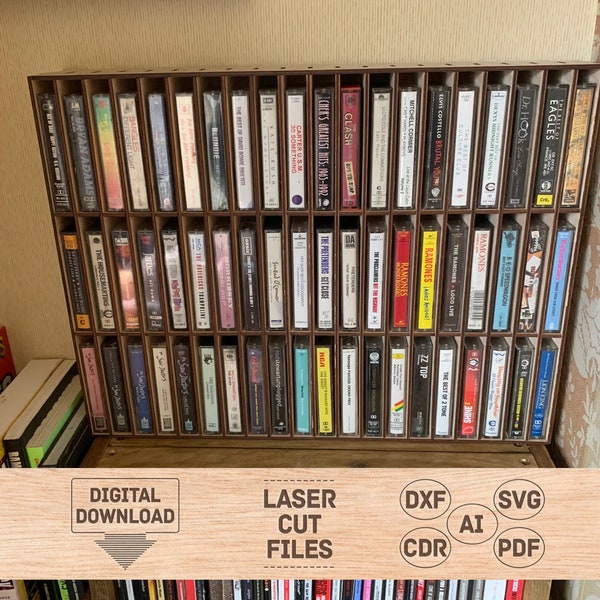 Record Storage Svg, Record Storage Pdf, Record Storage Dxf, Vinyl ...