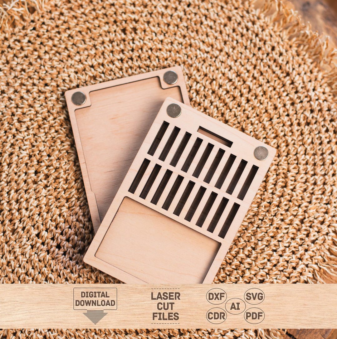 Wooden Dim Card Holder Svg, Wooden Dim Card Holder Pdf, Wooden Dim Card ...