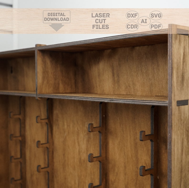 Knife Wall Rack Svg, Knife Rack Laser Cut, Knife Shelf Svg, Knife ...