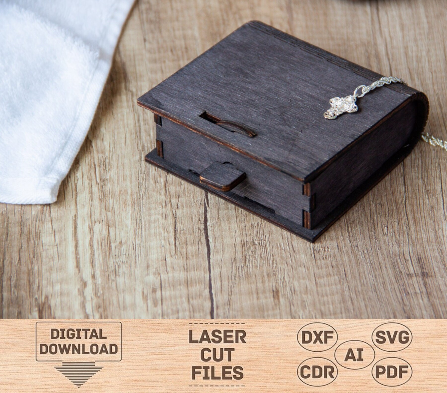 Jewelry Box Svg, Jewelry Box Pdf, Jewelry Box Dxf, Jewelry Box Cdr ...