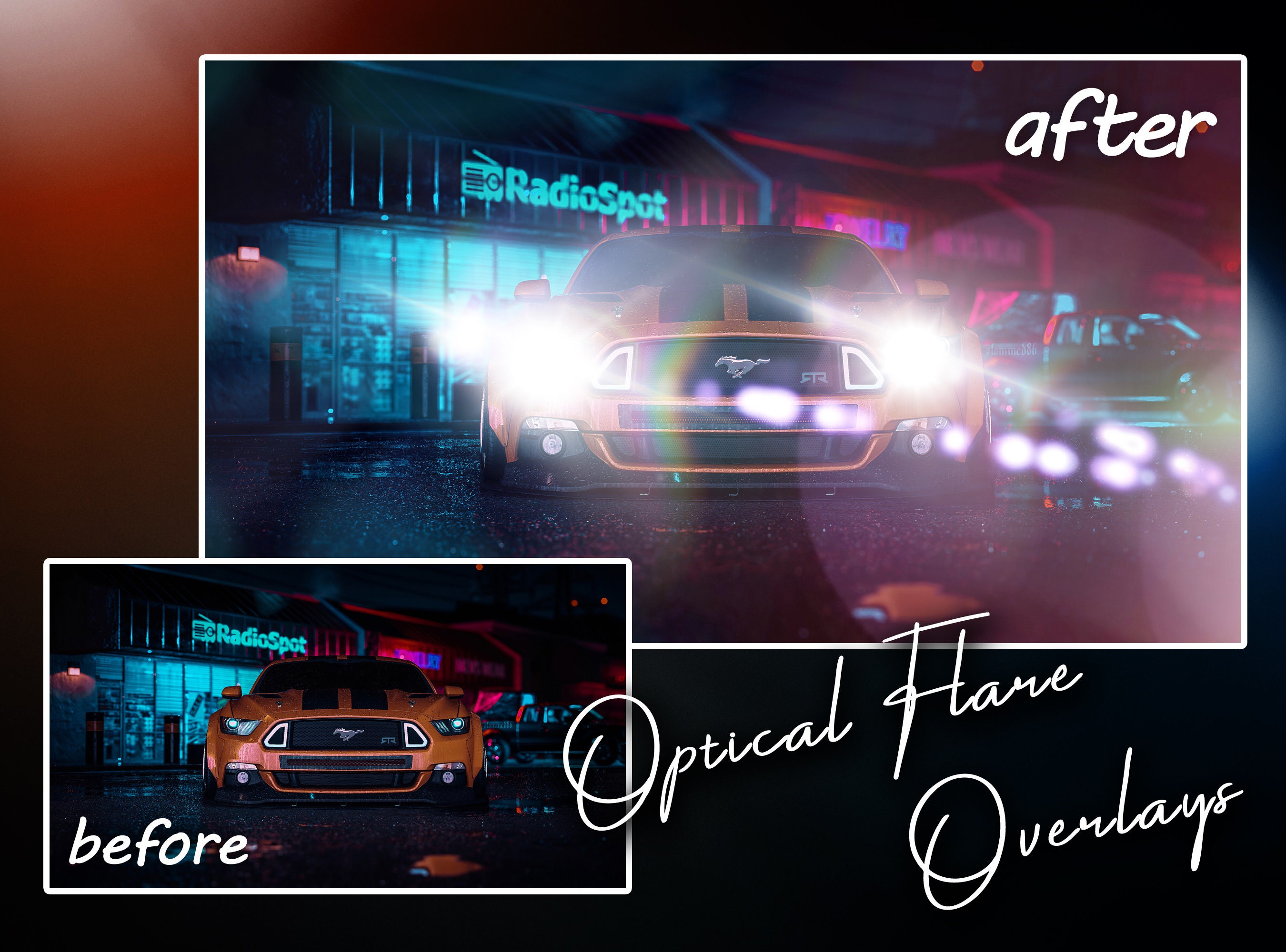 30 Optical Flareoptical Flare Photoshop Overlaysun Flares - Etsy