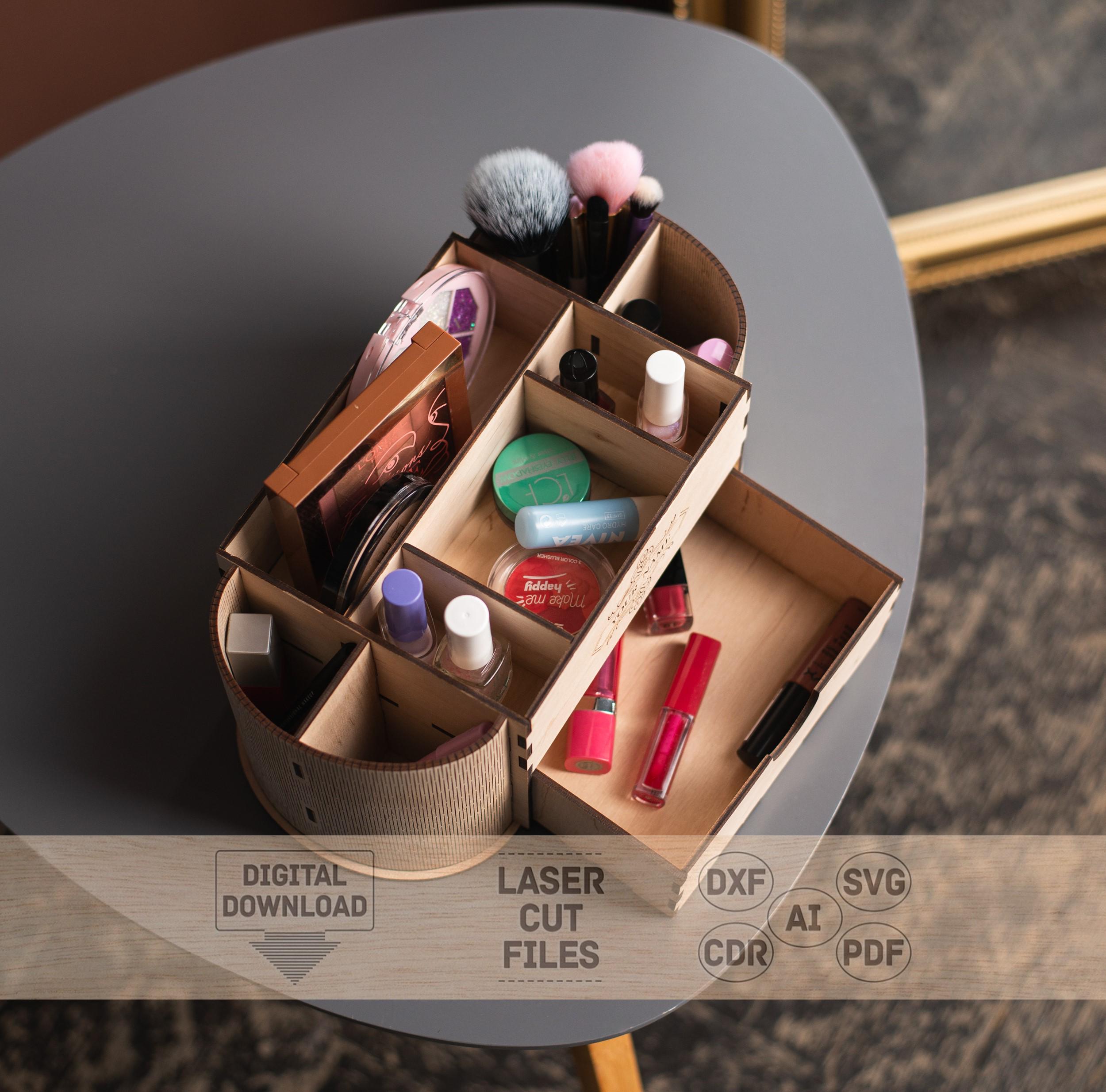 Cosmetic Organizer Svg, Cosmetic Organizer Pdf, Cosmetic Organizer ...