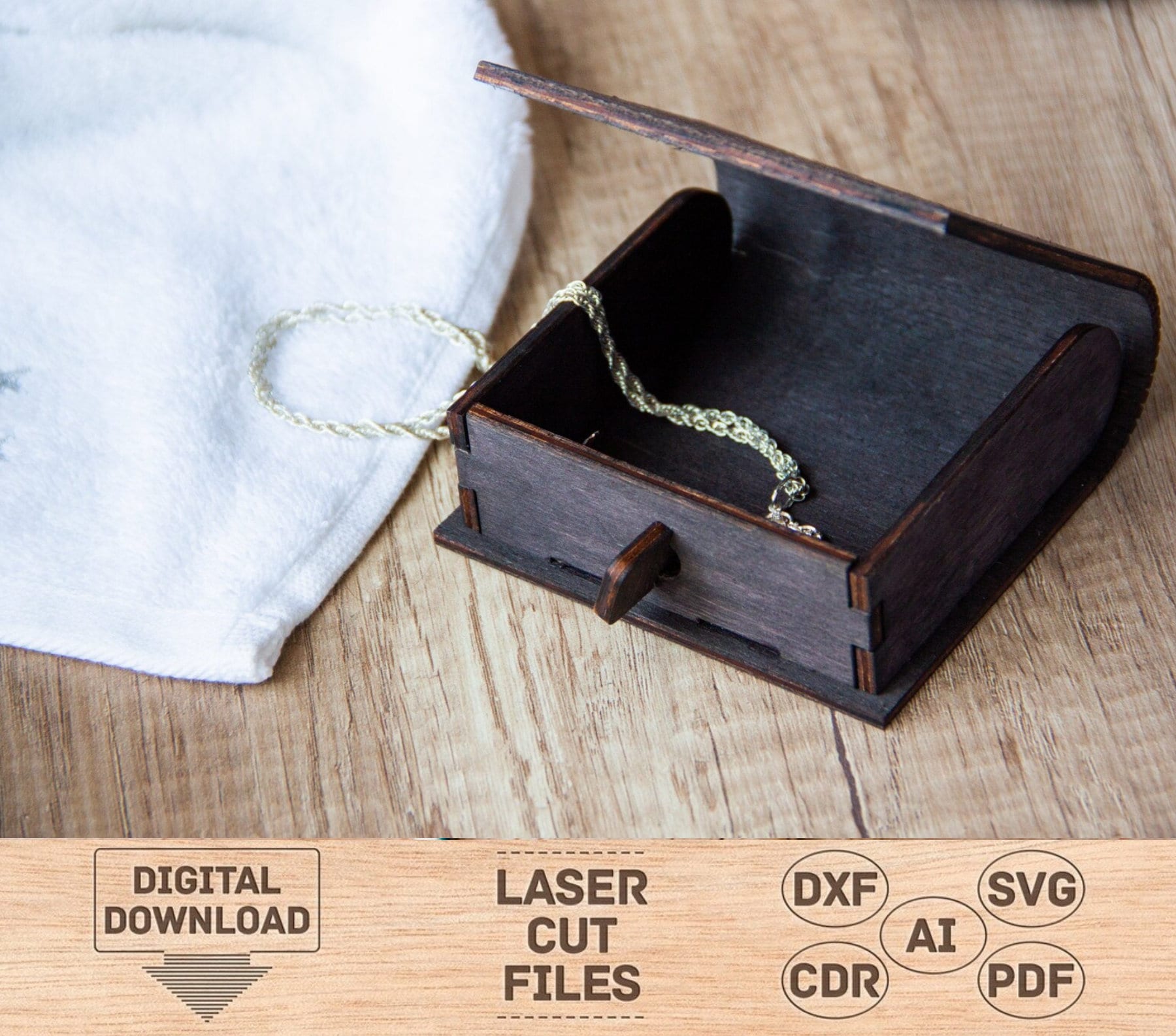 Jewelry Box Svg, Jewelry Box Pdf, Jewelry Box Dxf, Jewelry Box Cdr ...