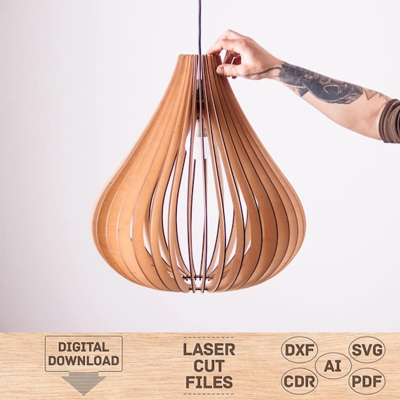 Shade Lamp Dxf Shade Lamp Svg Shade Lamp Pdf Lamp Shade - Etsy