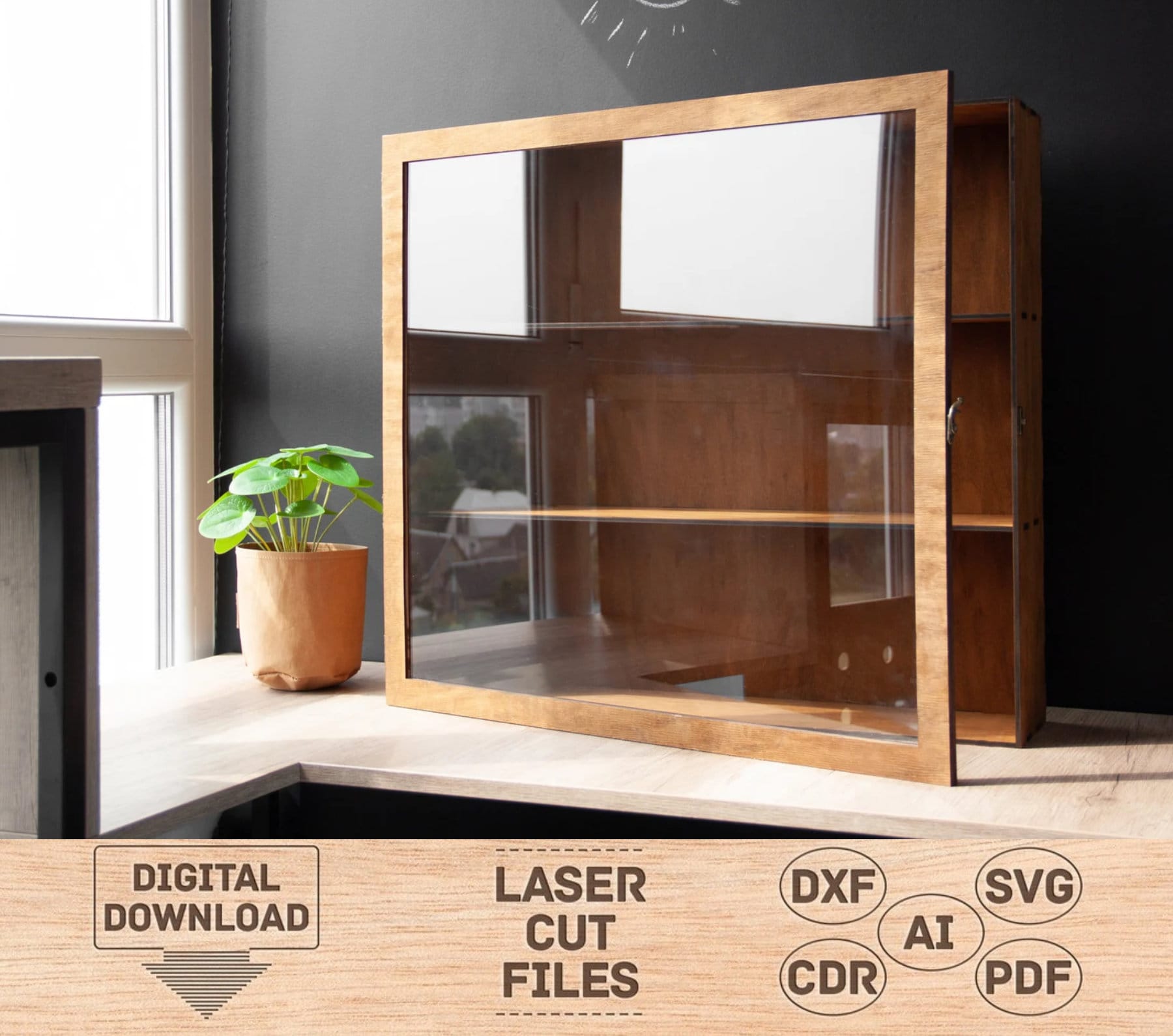 Display Case Svg Display Case Pdf Display Case Dxf Display - Etsy