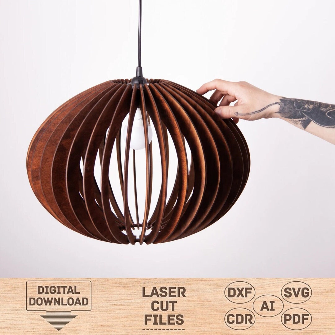 Shade Lamp Svg, Shade Lamp Pdf, Shade Lamp Dxf, Shade Lamp Cdr, Pendant ...