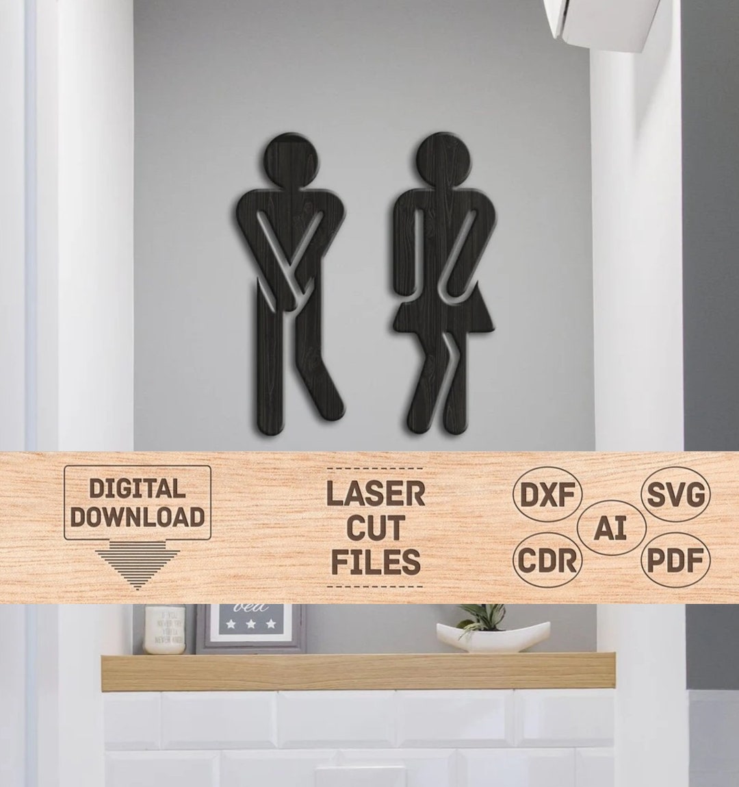 Bathroom Wall Art, Bathroom Wall Decor, Bathroom Sign Svg, Bathroom ...