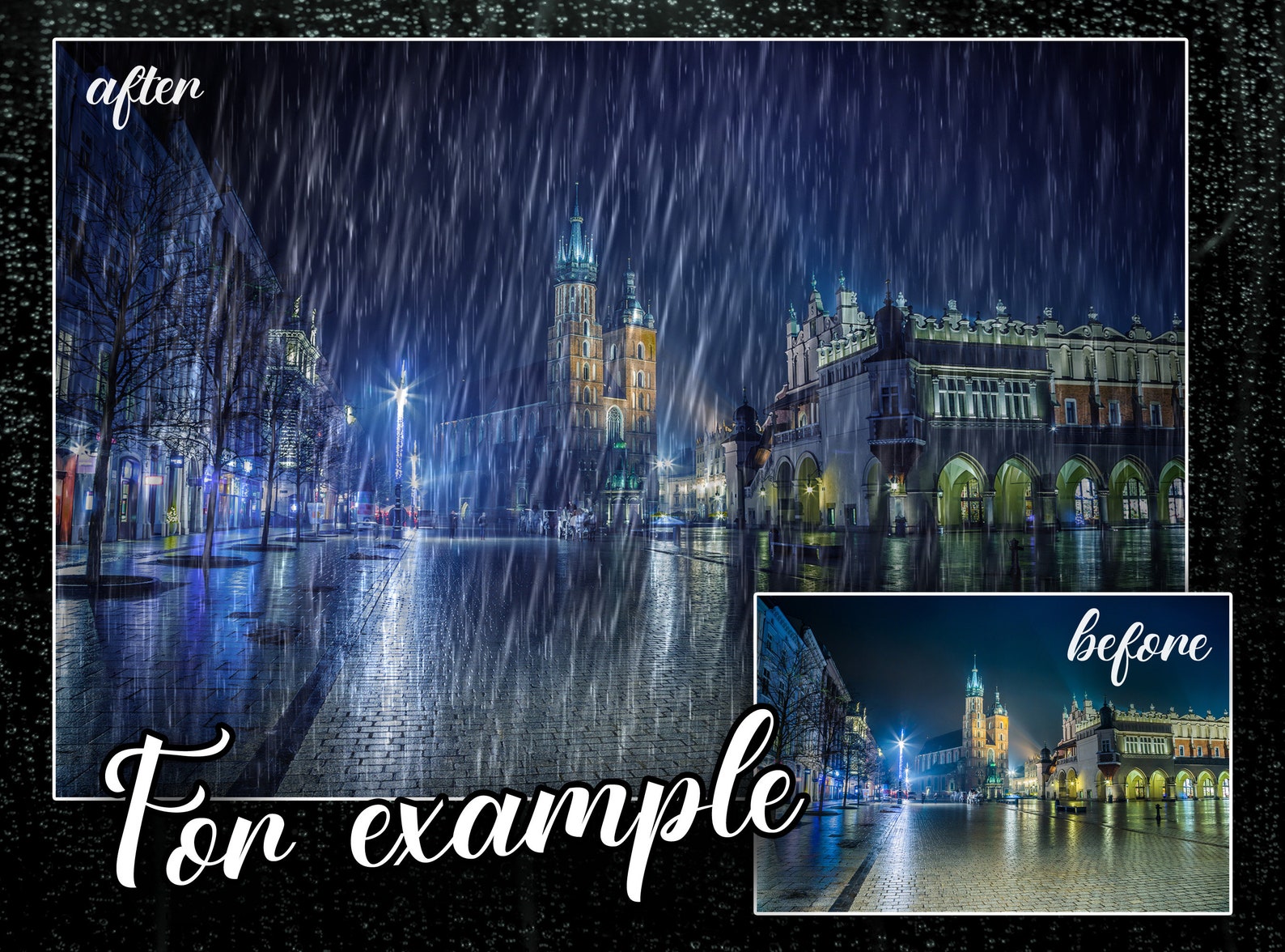 26 Rain Overlays,rain Photoshop Overlays,overlays Photoshop,photo ...