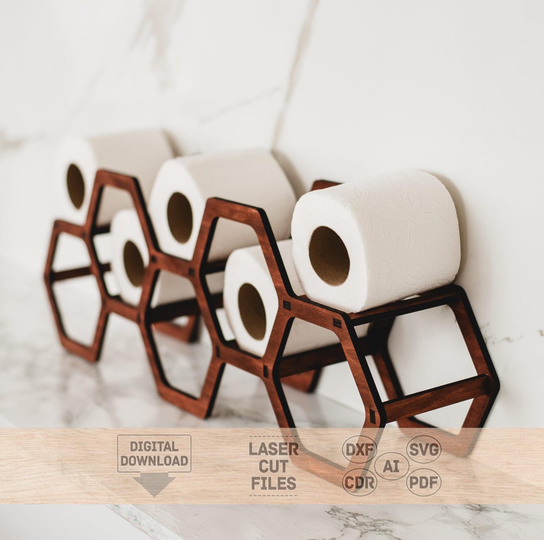 Toilet Paper Holder Svg, Toilet Paper Holder Pdf, Toilet Paper Holder ...