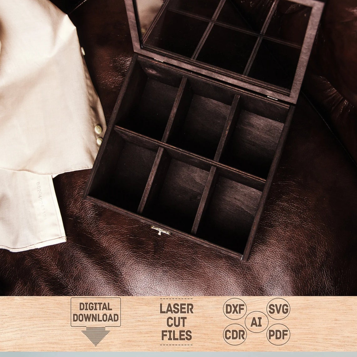 Watch Box Svg Watch Box Dxf Watch Box Pdf Watch Box Cdr - Etsy